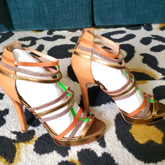 Nicole Miller | Shoes | Gorgeous Nicole Miller Multi Color Heels | Poshmark